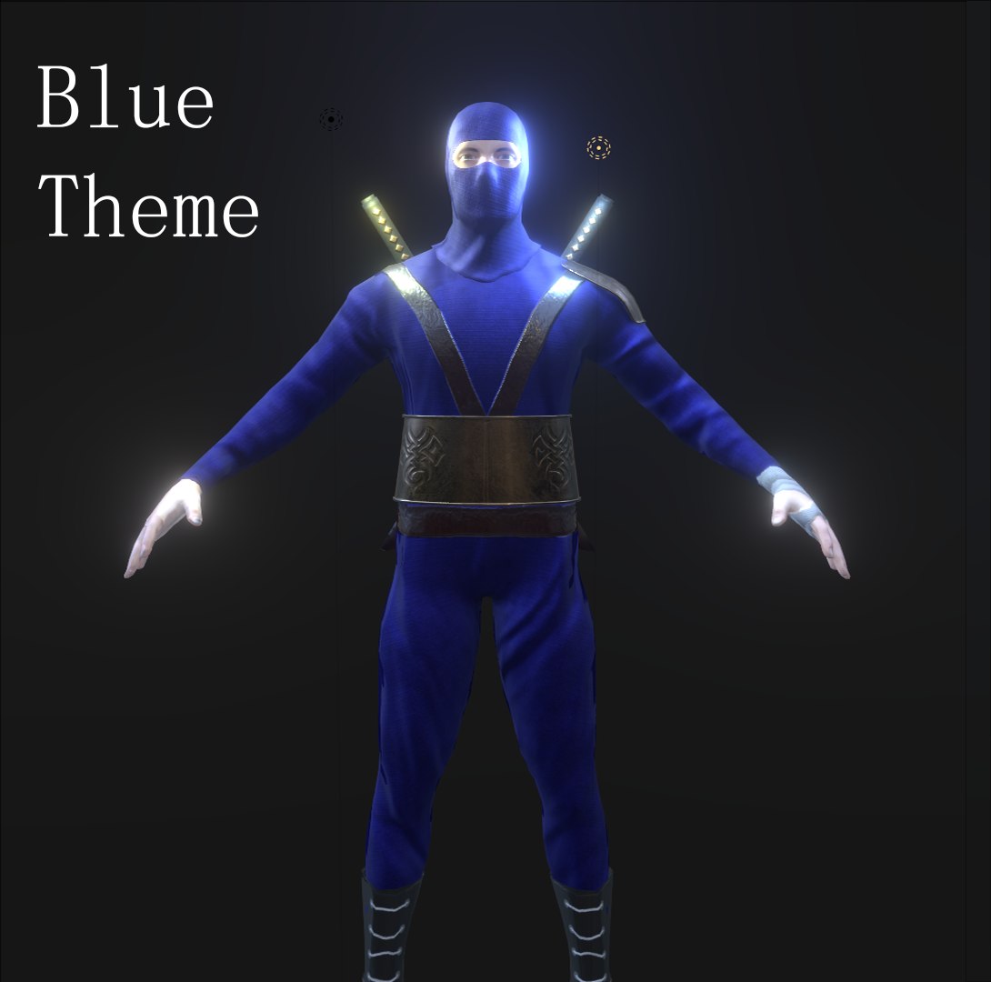 Ninja Enemy Assassin Character 3D - TurboSquid 1281533