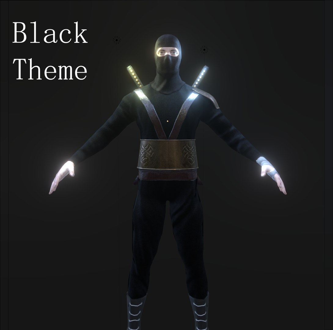 Ninja Enemy Assassin Character 3D - TurboSquid 1281533