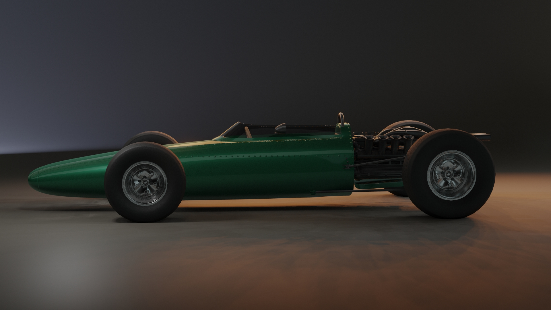 Car classic formula 3D model - TurboSquid 1684346