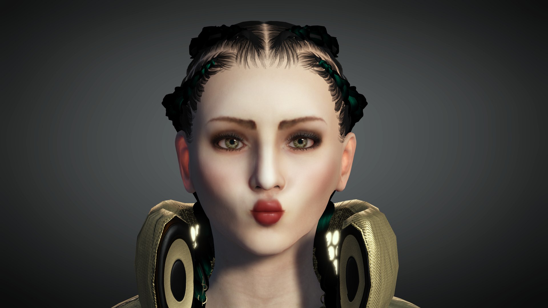 Cyber Punk Female Character 13 3D Model - TurboSquid 1888541