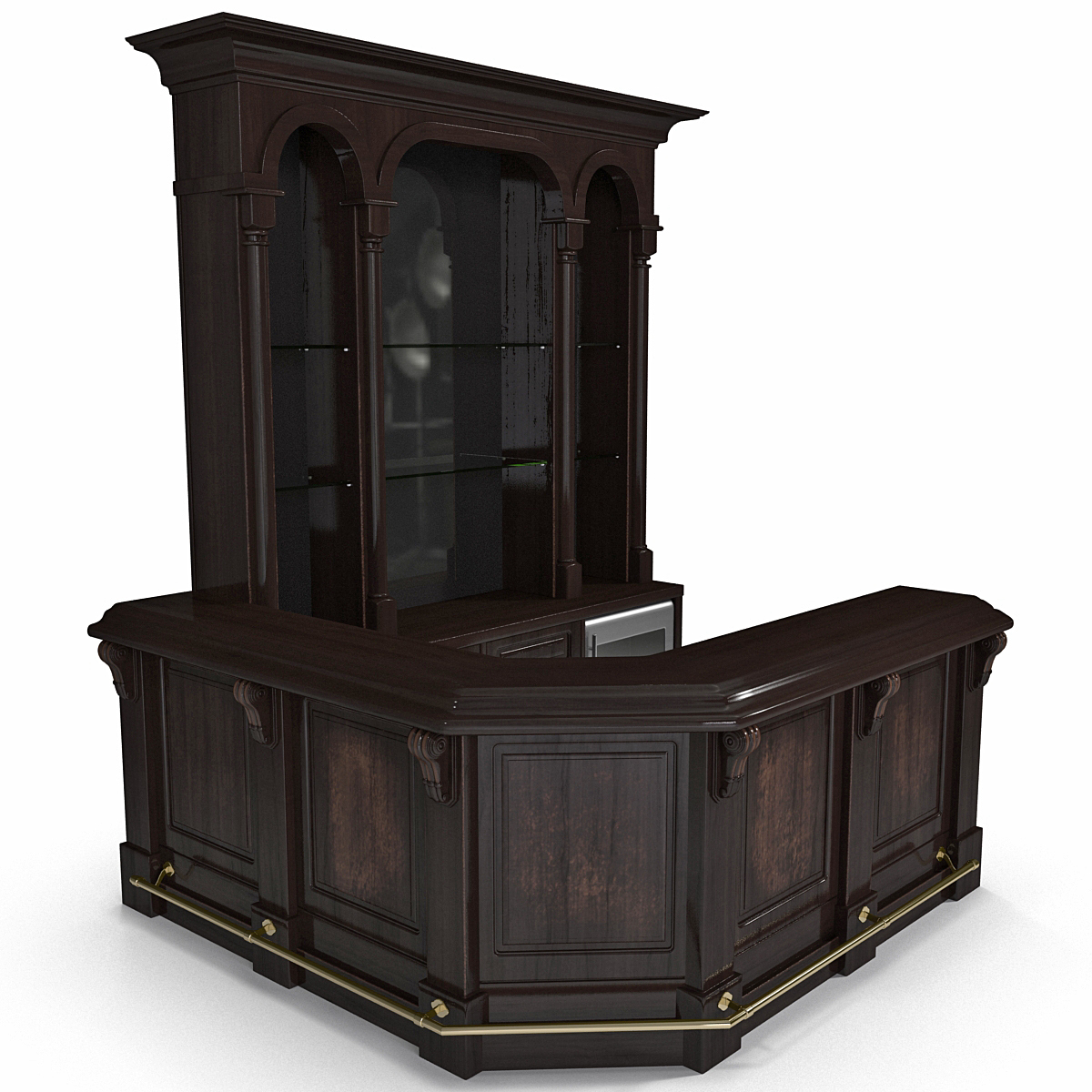 bar counter 3d model