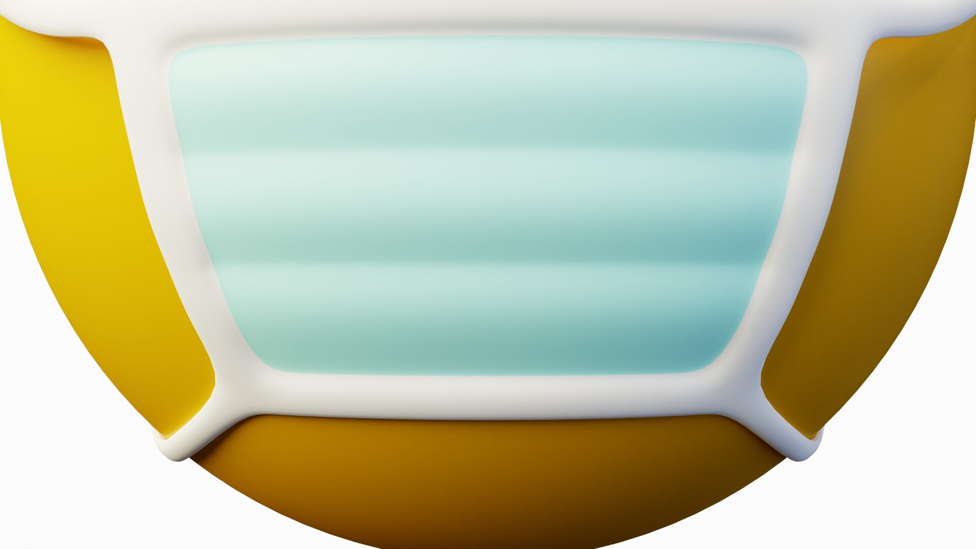 3D Wearing Mask Yellow Ball Emoticon Emoji Or Smiley - TurboSquid 1992545