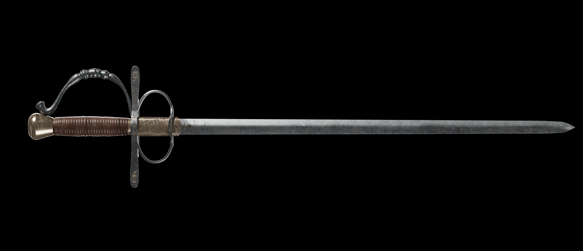 3D Model Old Spanish Rapier - TurboSquid 2367069