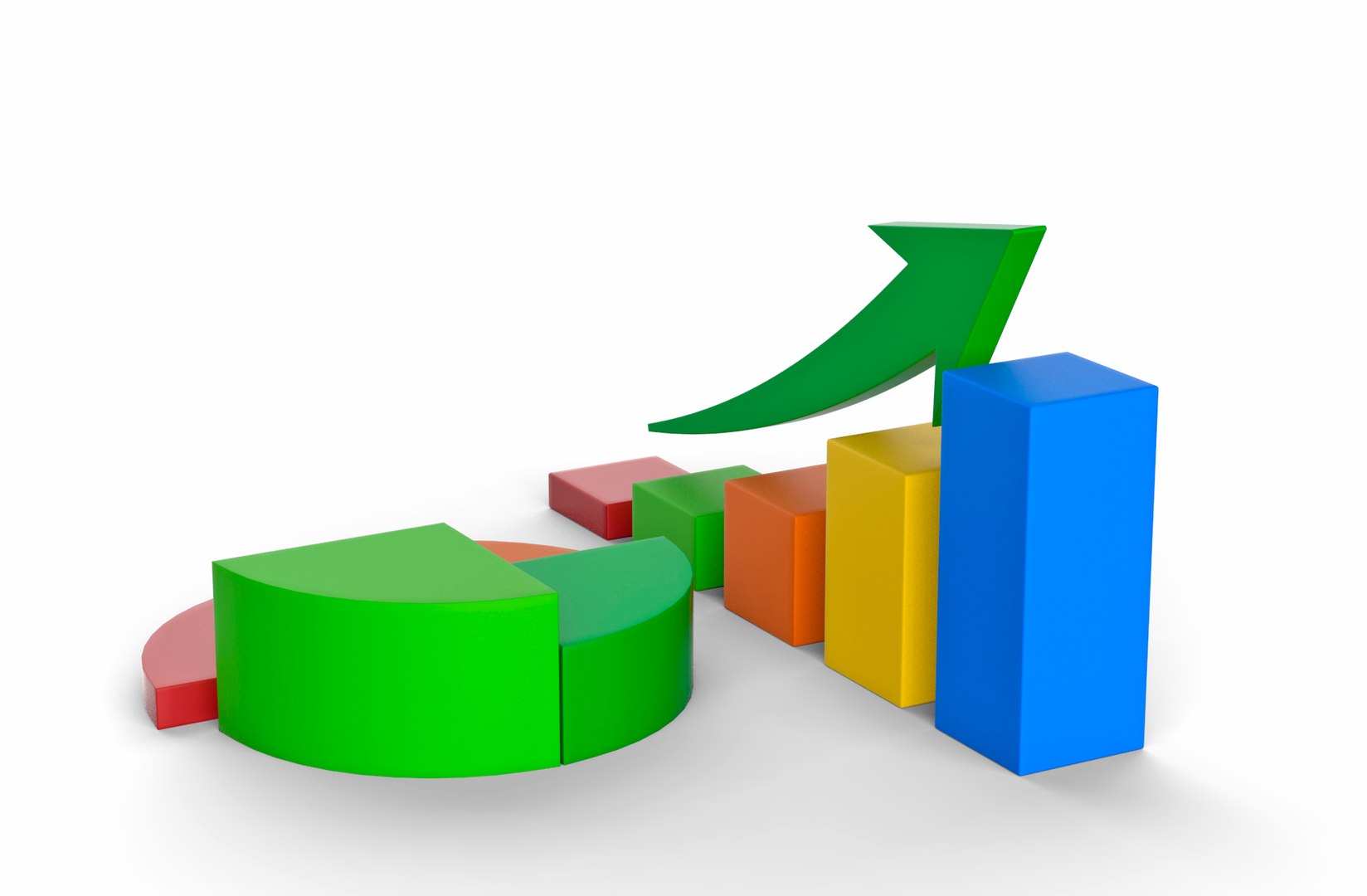 Bar Pia Chart Model - TurboSquid 1483413