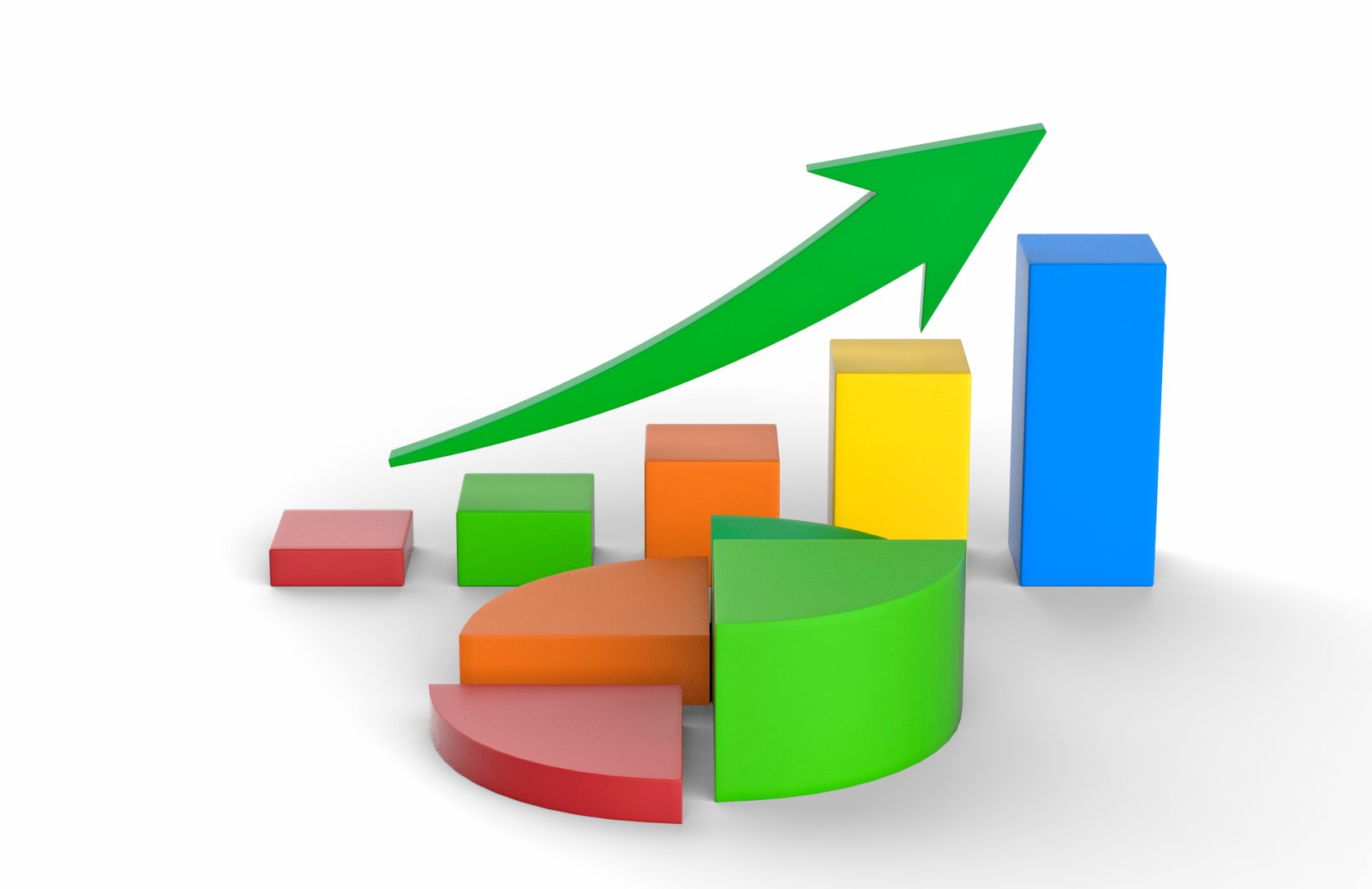 Bar Pia Chart Model - TurboSquid 1483413