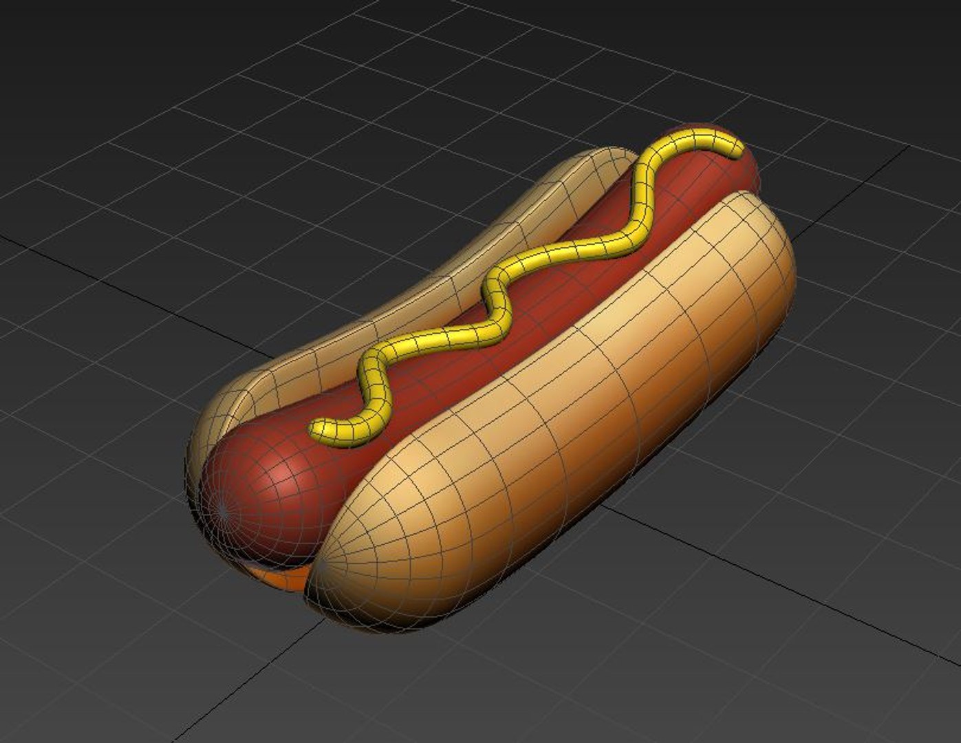 Hot Dog Model - TurboSquid 1302281