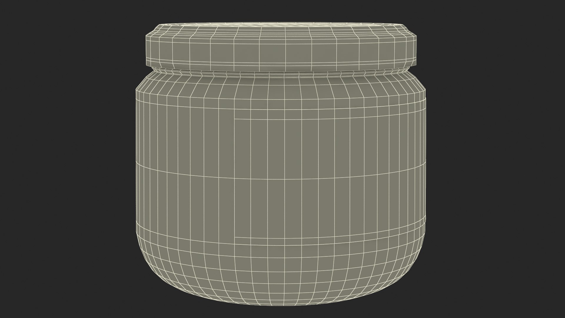 Glass Small Jar With Label 3D Model - TurboSquid 2222840
