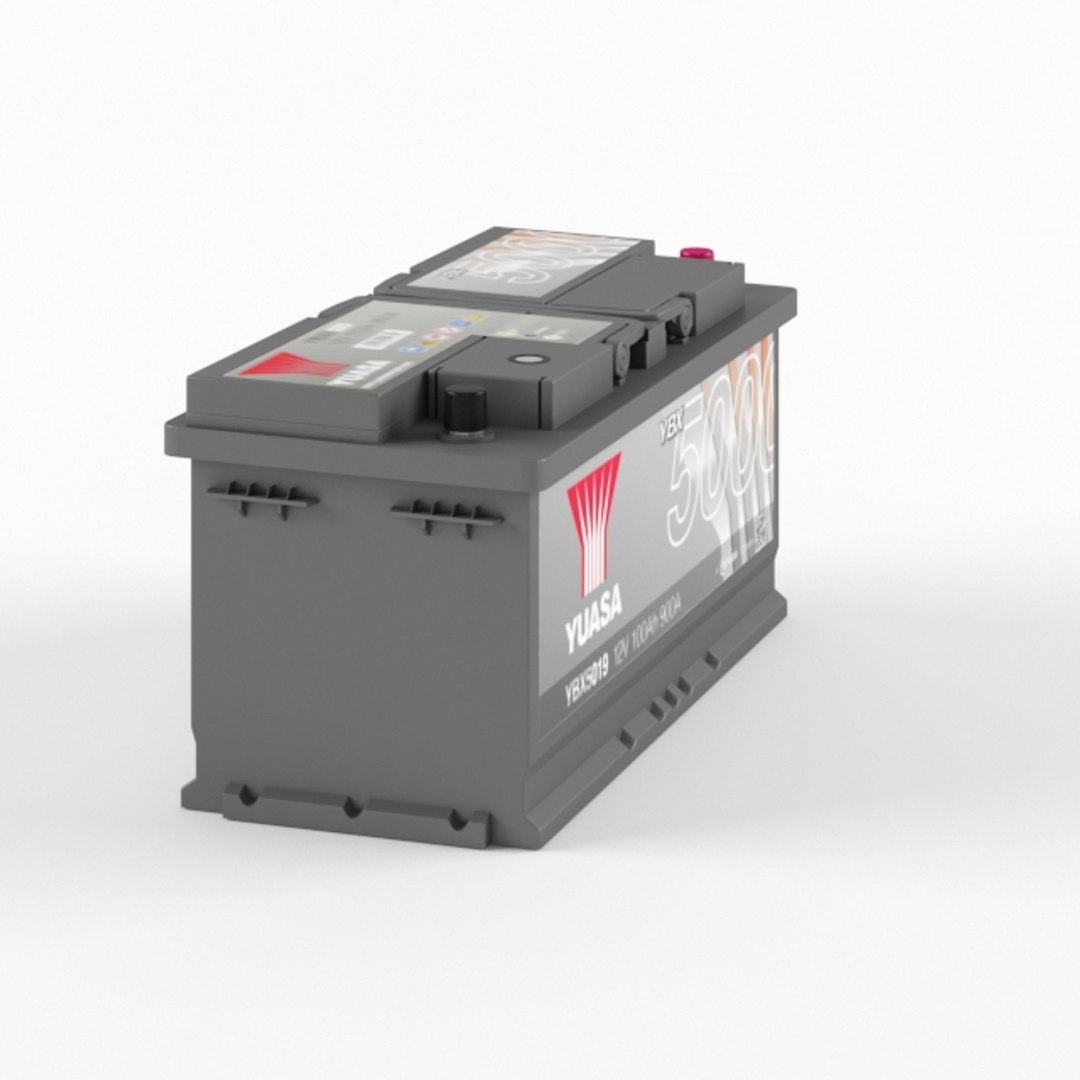 Car Battery Model - TurboSquid 1350447