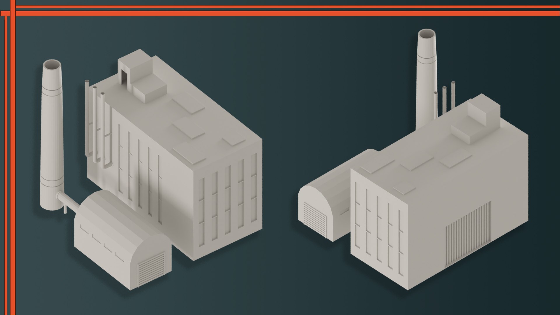 3D Model Factory Building VOL-03 - TurboSquid 2220182