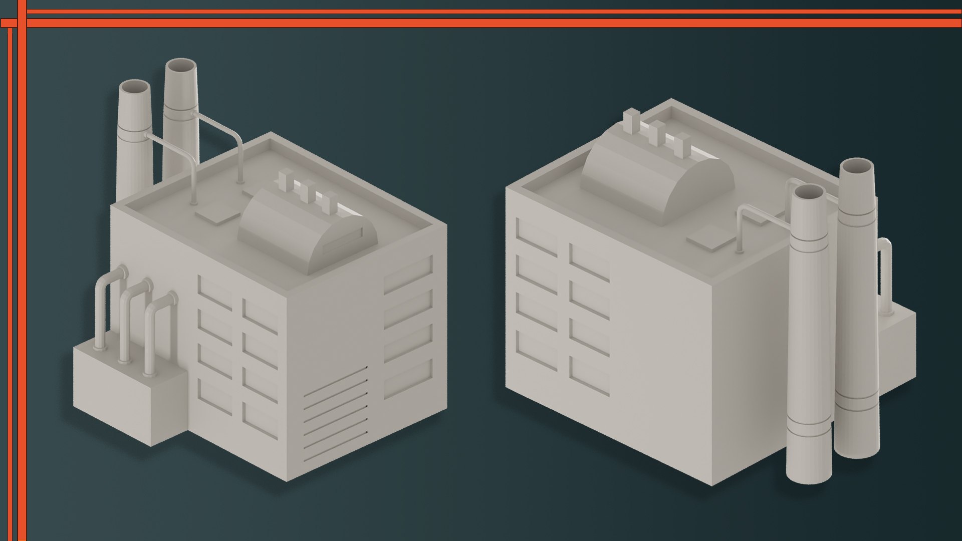 3D Model Factory Building VOL-03 - TurboSquid 2220182