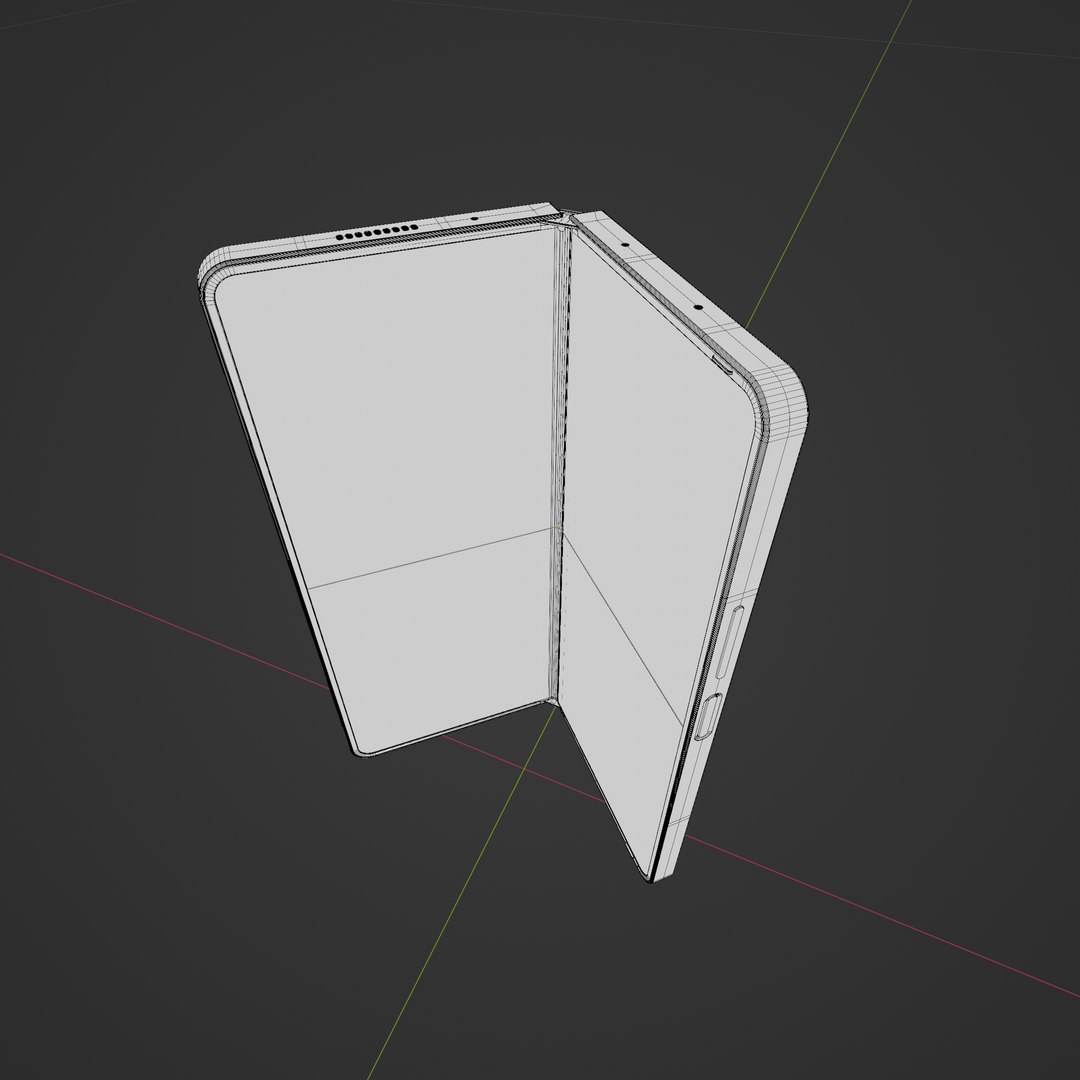 Samsung Galaxy Z Fold5 3D Model With Folding Animation 3D Model - TurboSquid 2150628