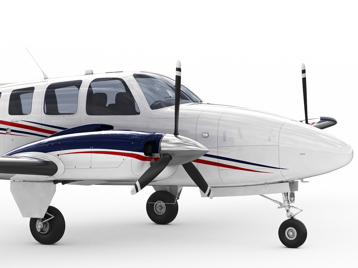 3d Model Beechcraft Baron G58
