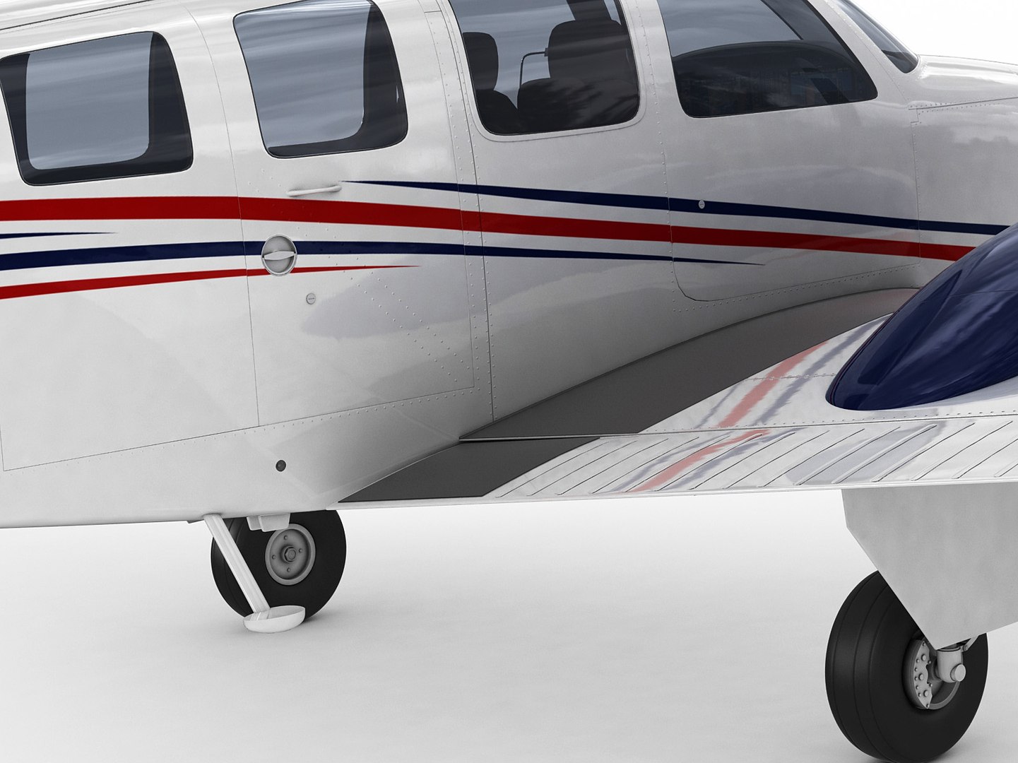 3d Model Beechcraft Baron G58