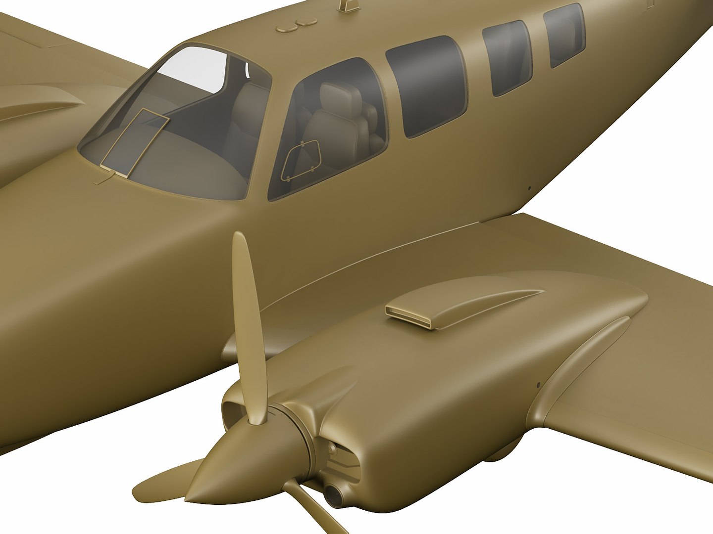 3d model beechcraft baron g58