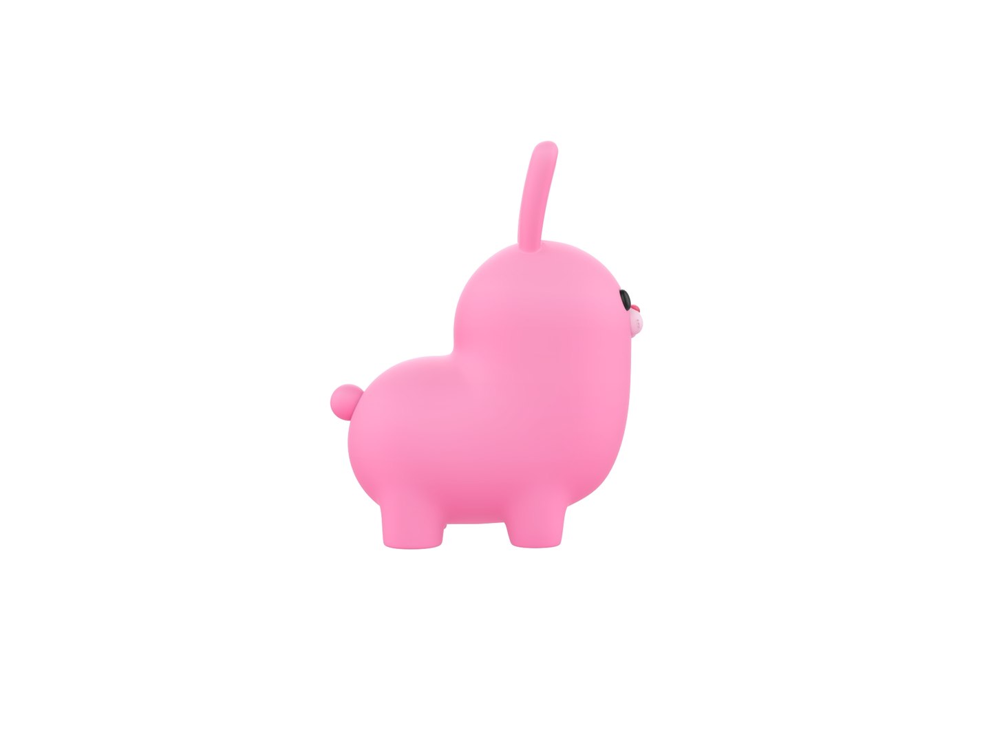 3D Pink Bunny Character - TurboSquid 2318774