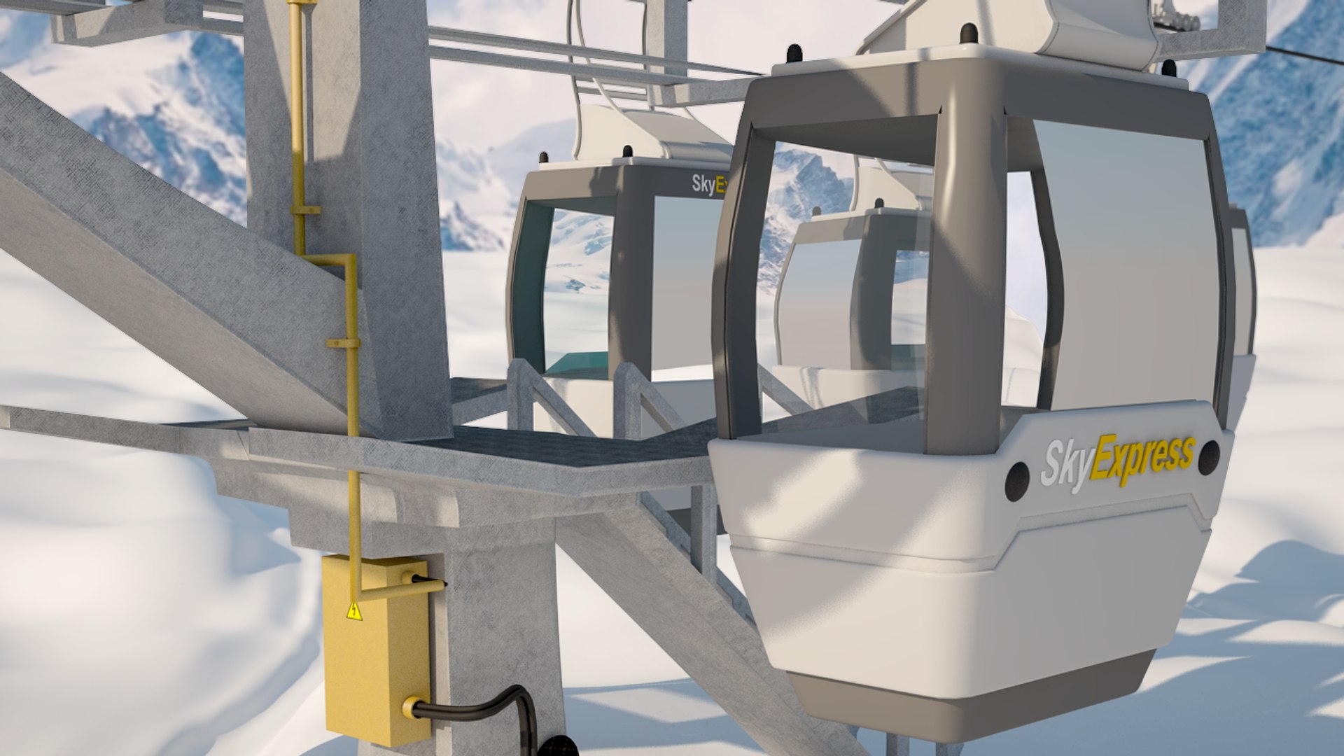 Cableway Ski Lift Max