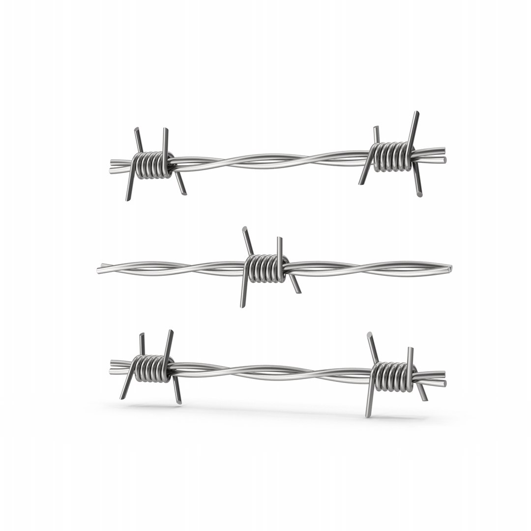 Barbed Wire 3D Model - TurboSquid 2221781