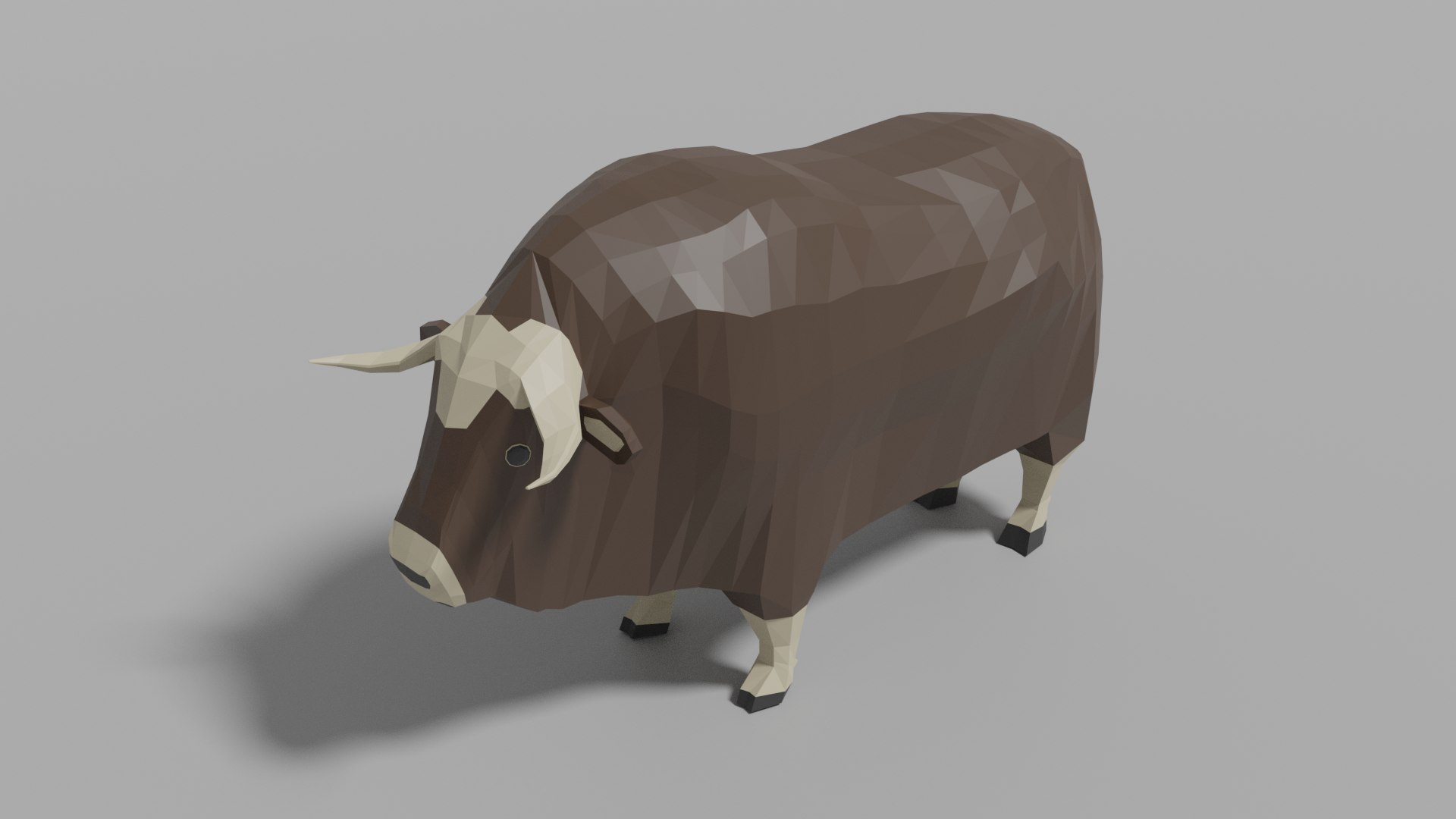 3D musk ox - TurboSquid 1634841