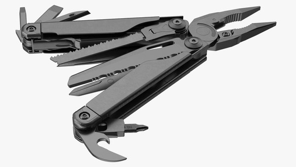 modelo 3d Multiherramienta negra aparejada - TurboSquid 1753414