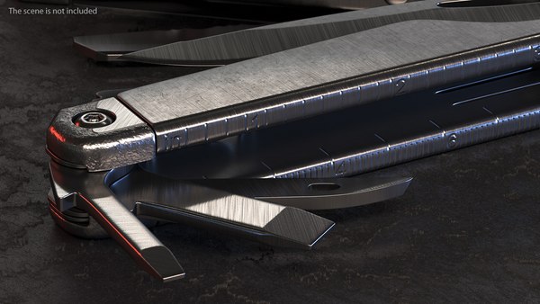 3D model Multitool Black Rigged - TurboSquid 1753414