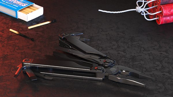 3D model Multitool Black Rigged - TurboSquid 1753414