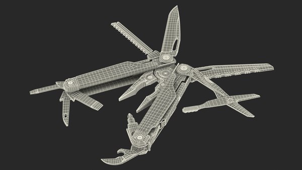 3D model Multitool Black Rigged - TurboSquid 1753414