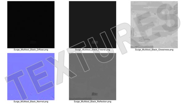 3D model Multitool Black Rigged - TurboSquid 1753414