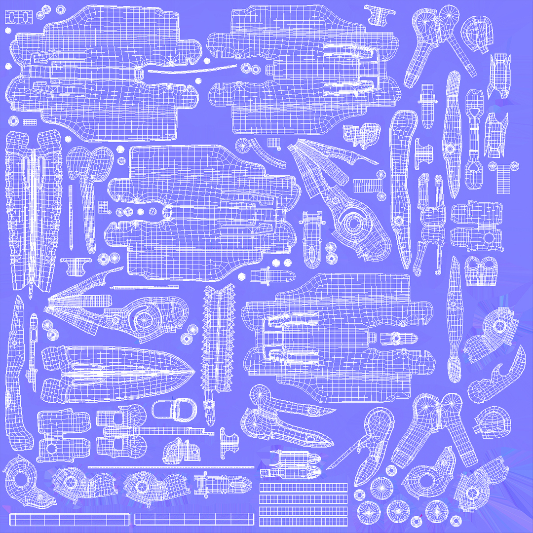 3D model Multitool Black Rigged - TurboSquid 1753414