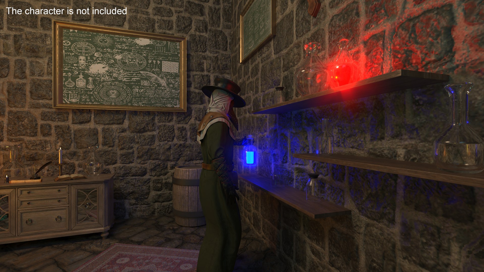 3D Alchemist Laboratory - TurboSquid 2287260