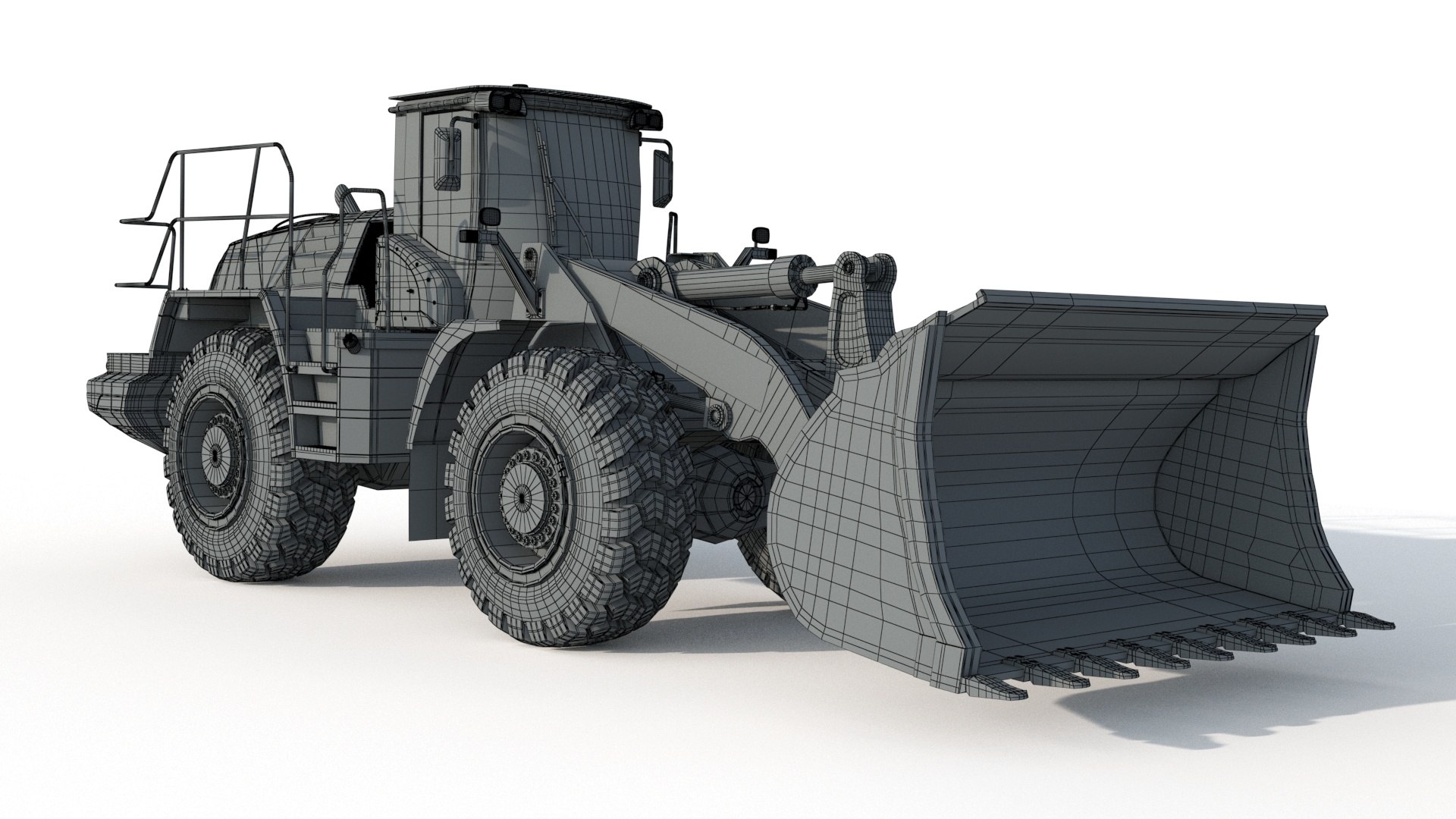 Liebherr L 580 Wheel Loader 3D Model - TurboSquid 2335565