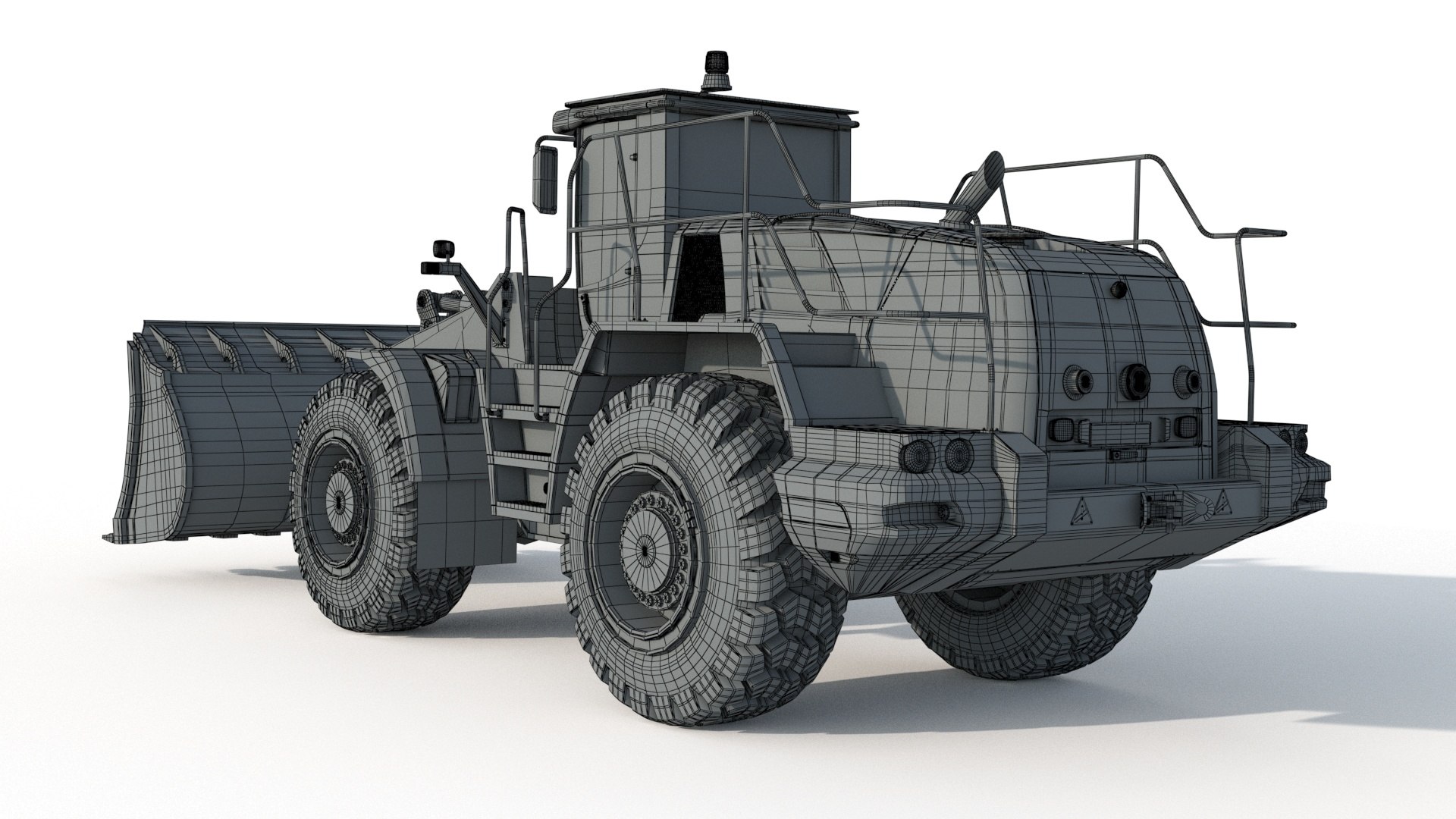 Liebherr L 580 Wheel Loader 3D Model - TurboSquid 2335565