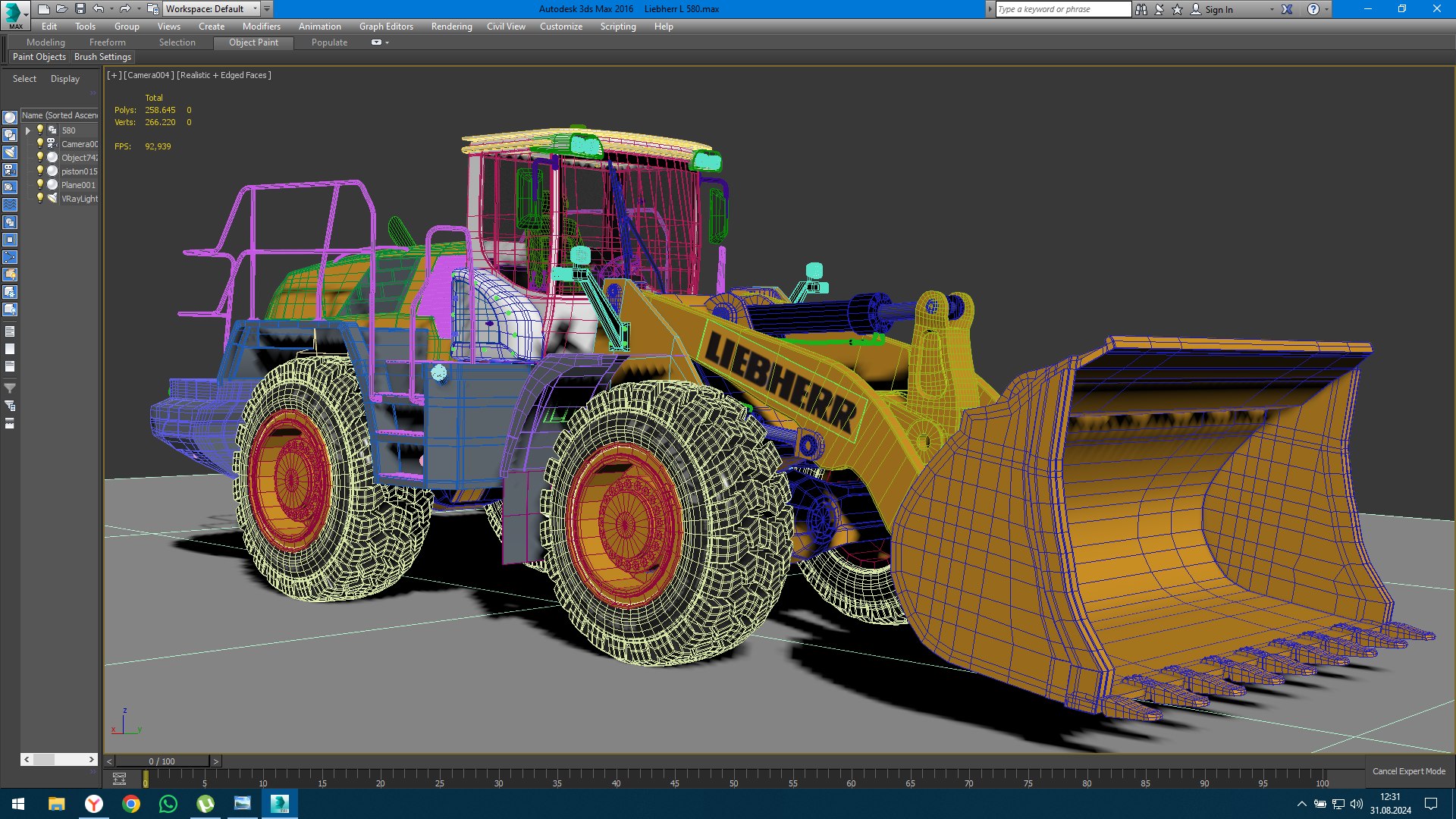 Liebherr L 580 Wheel Loader 3D Model - TurboSquid 2335565