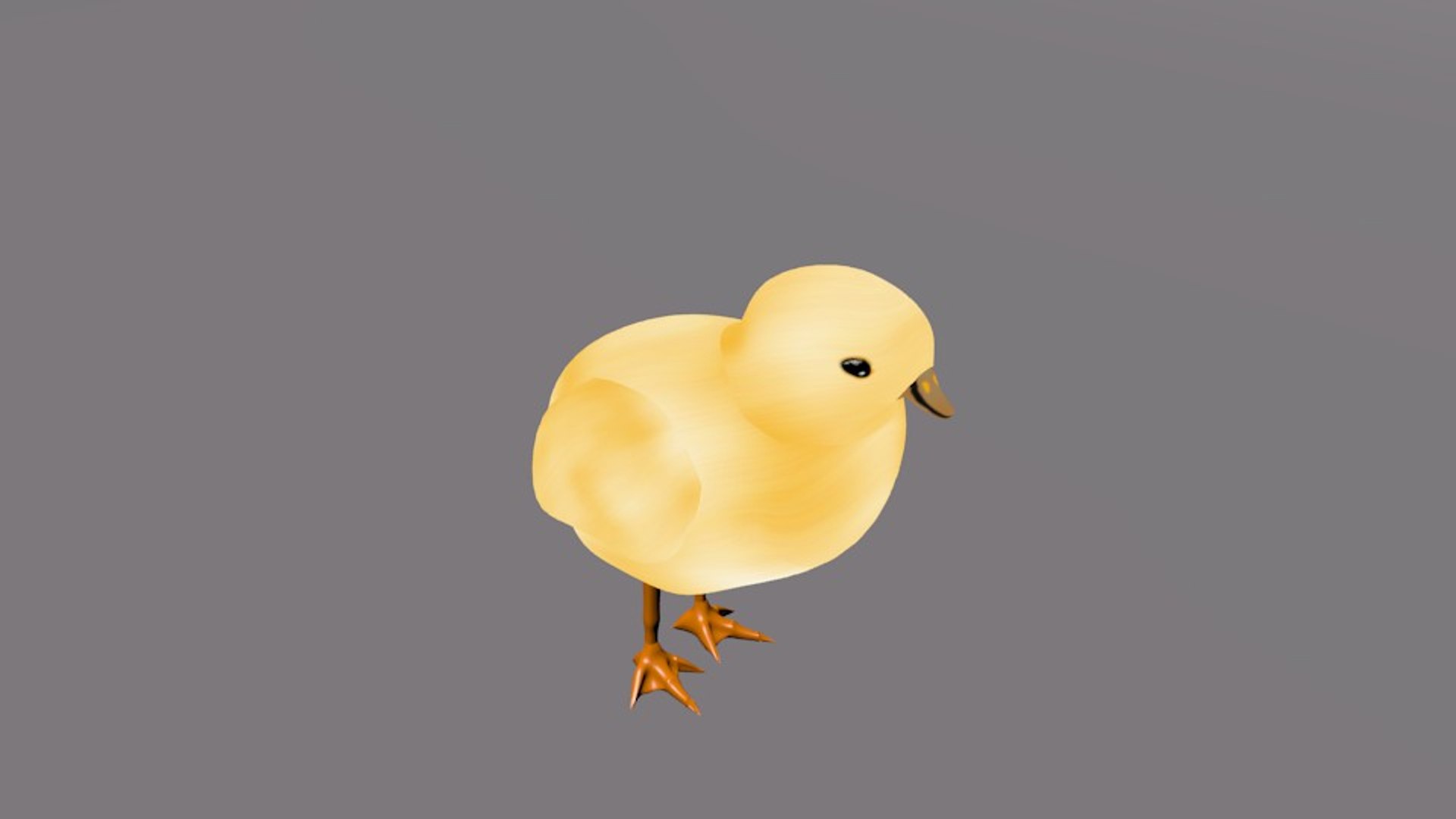 Baby Chicken 3d Model