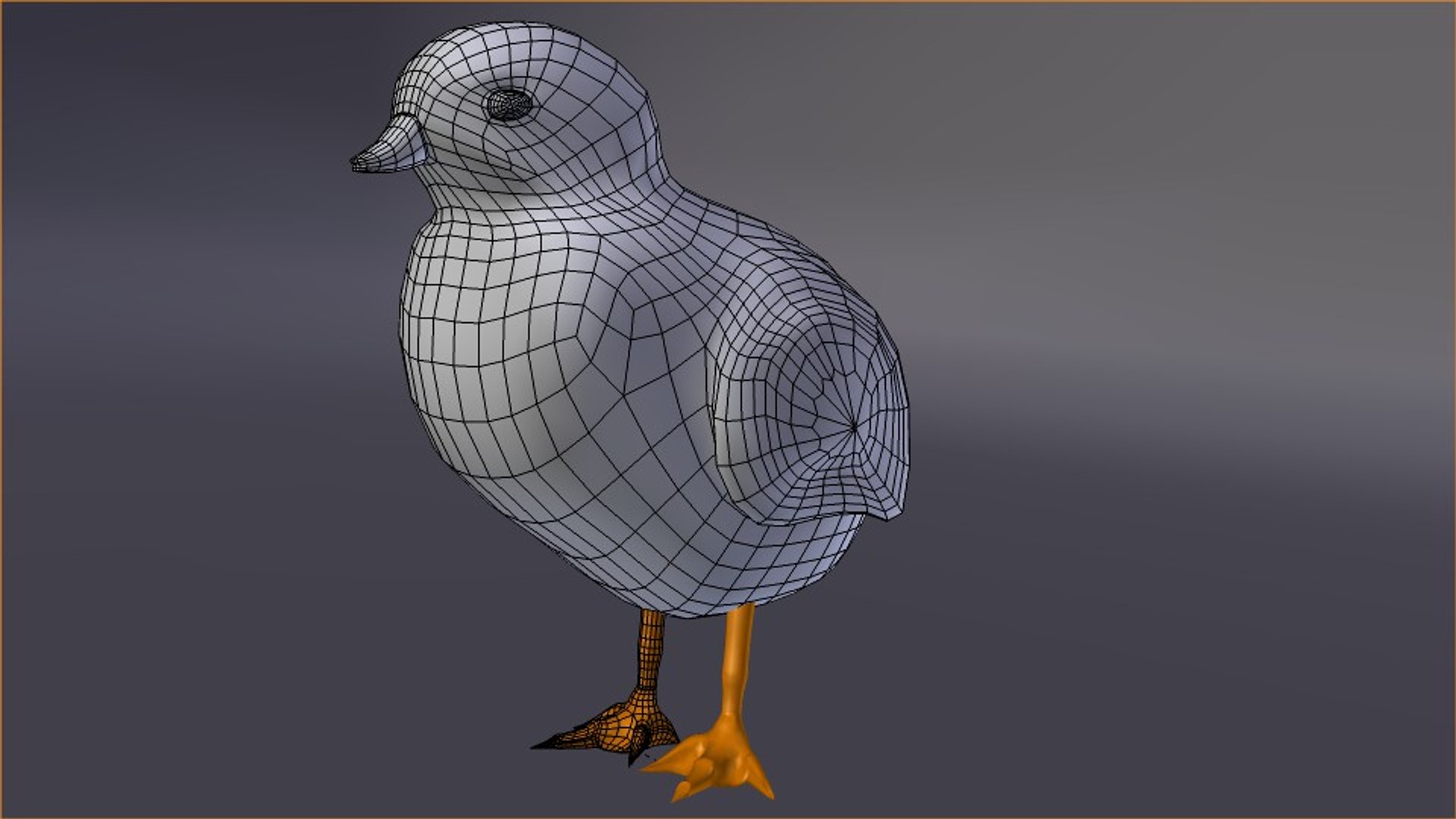 Baby Chicken 3d Model