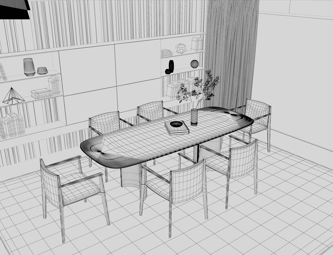 3D Modern living room model - TurboSquid 2151207