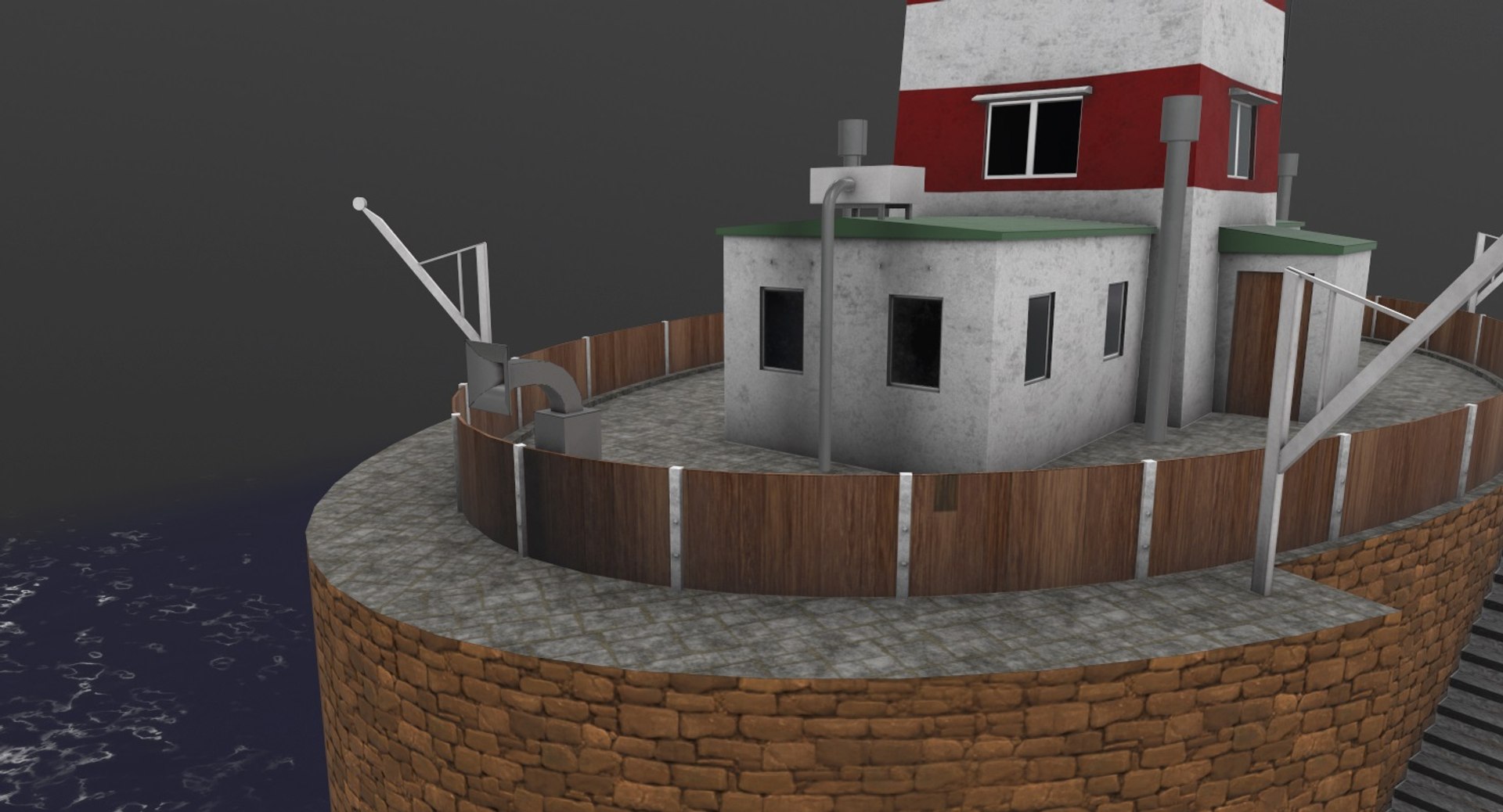 3D drogden light house model - TurboSquid 1426364