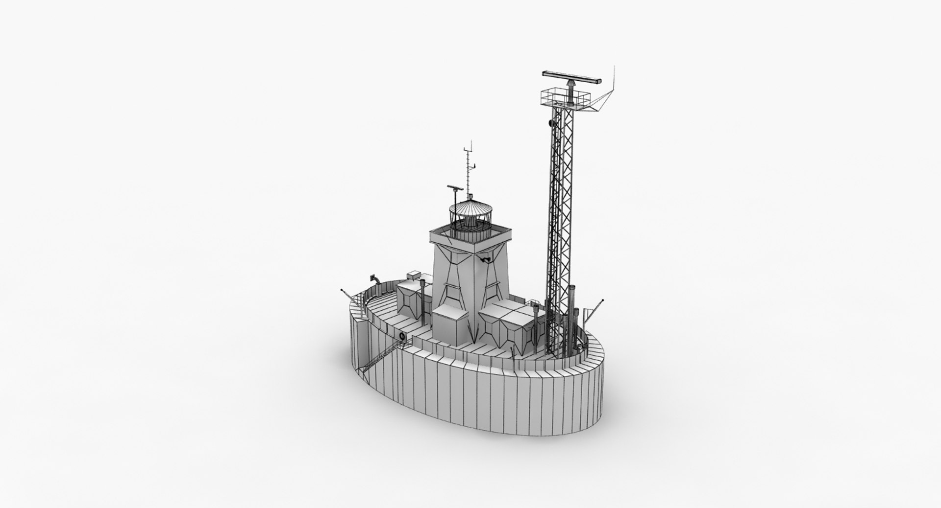 3D drogden light house model - TurboSquid 1426364