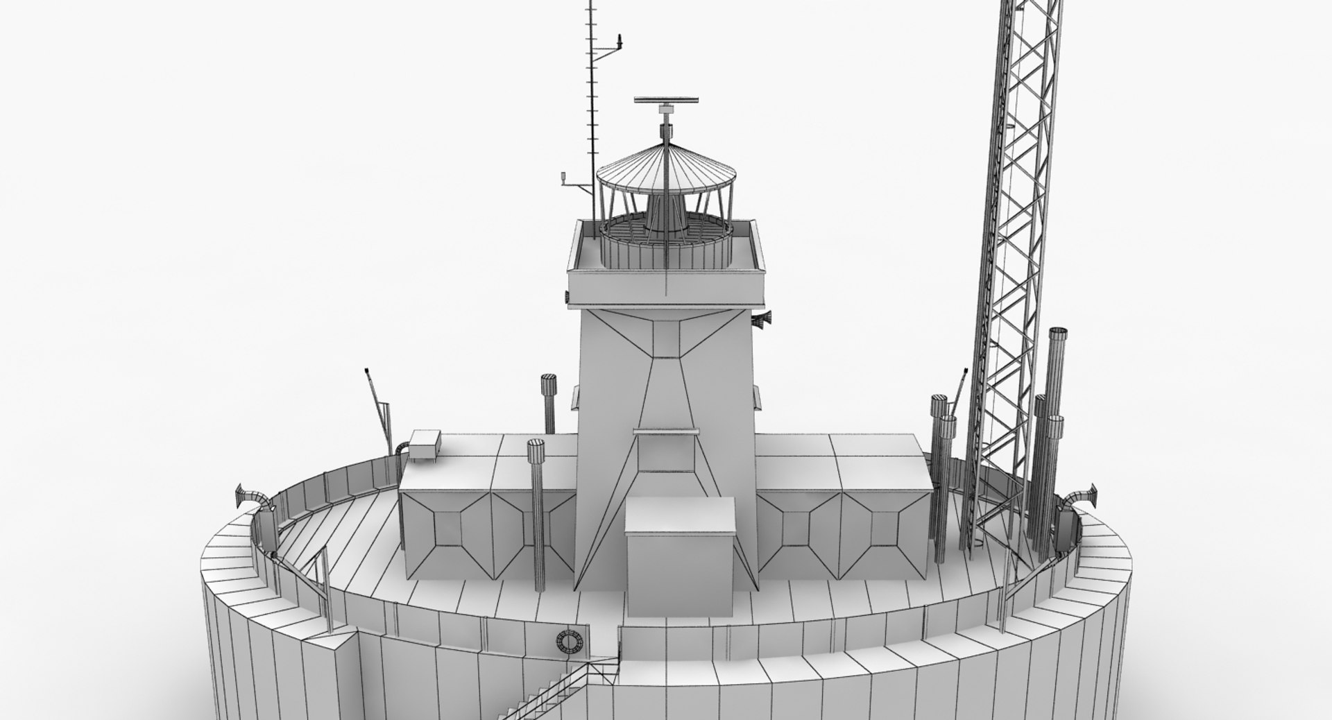 3D drogden light house model - TurboSquid 1426364