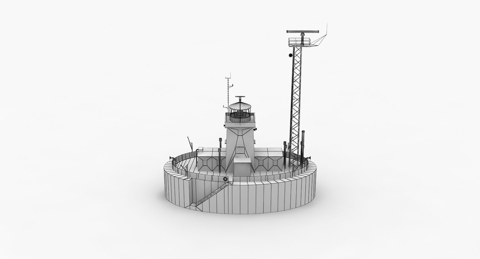 3D drogden light house model - TurboSquid 1426364