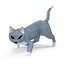 3d Model Paper Cat