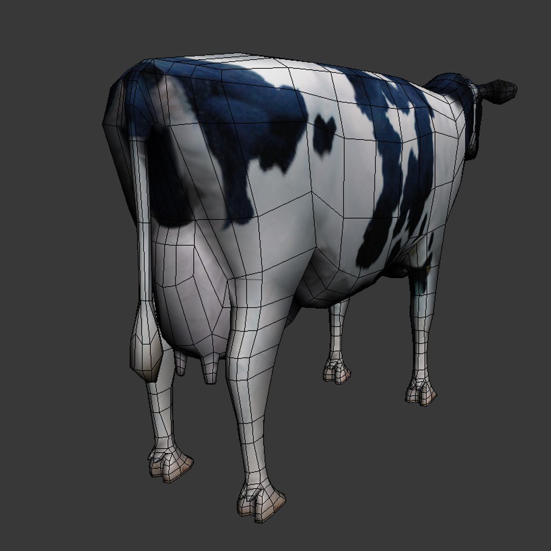 3d Cow Model