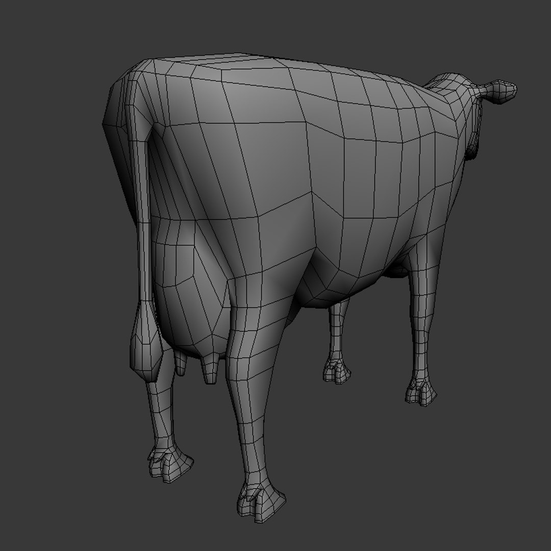 3d Cow Model