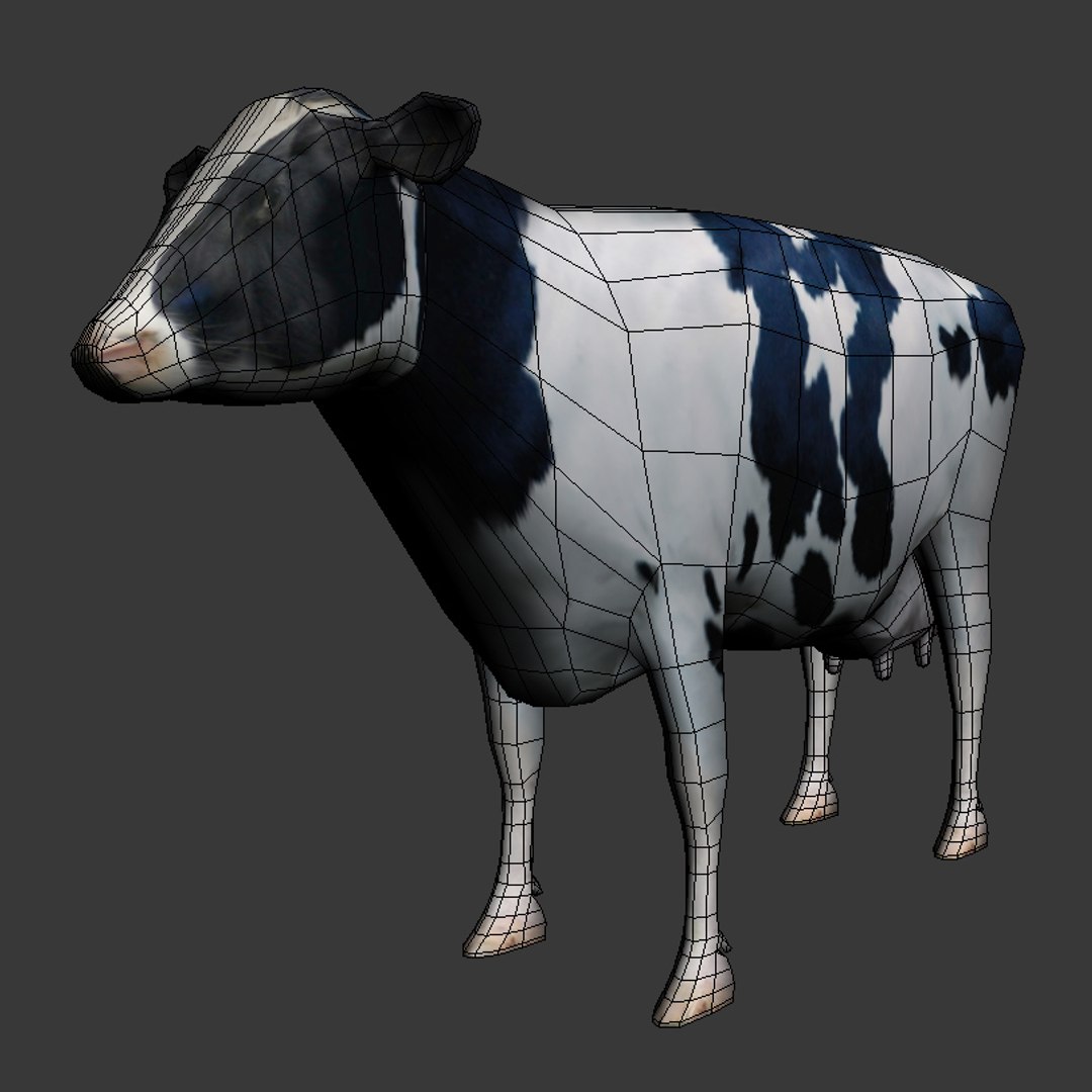 3d Cow Model