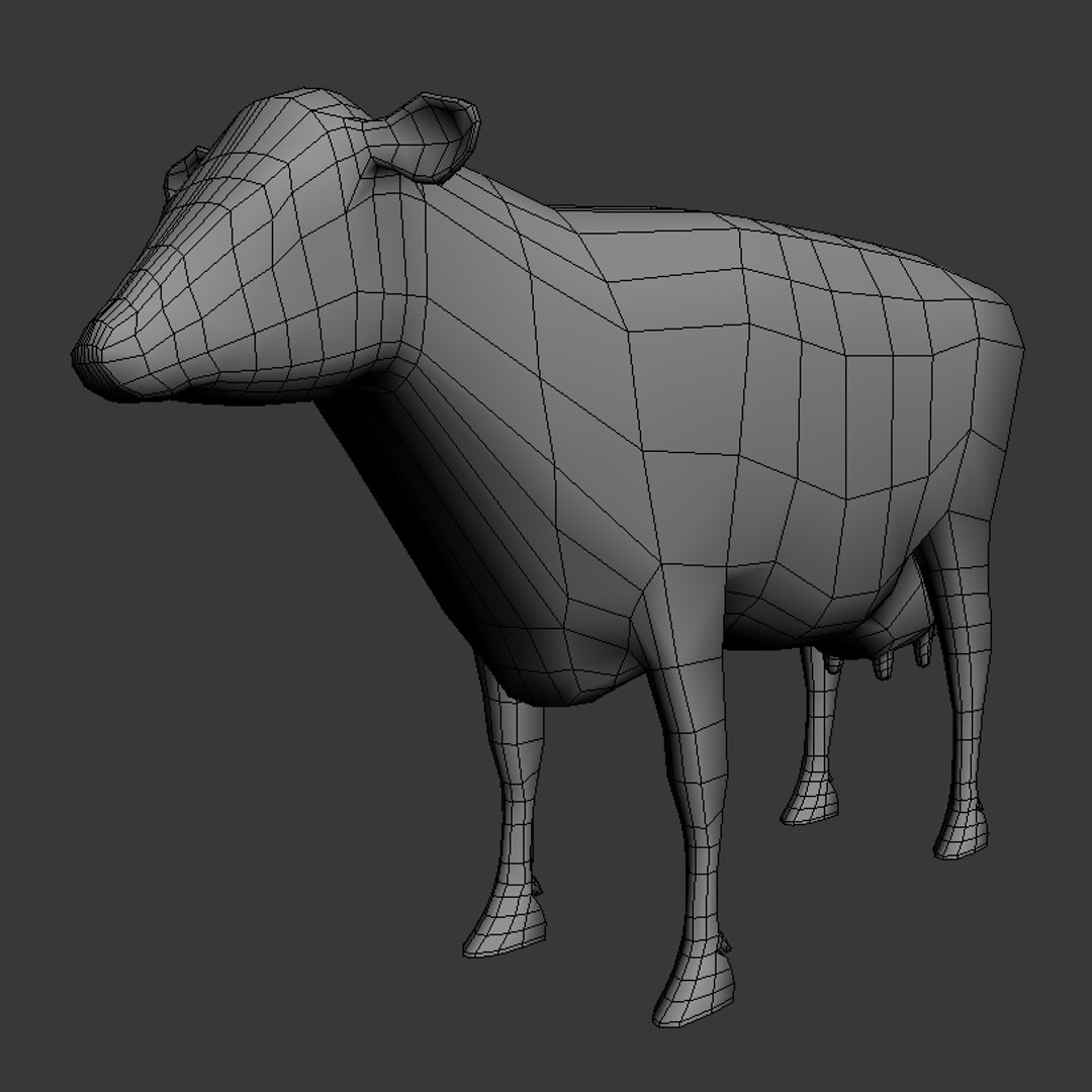 3d Cow Model