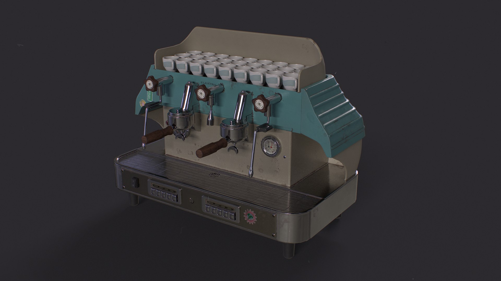 3D Coffee Machine Model - TurboSquid 2264853