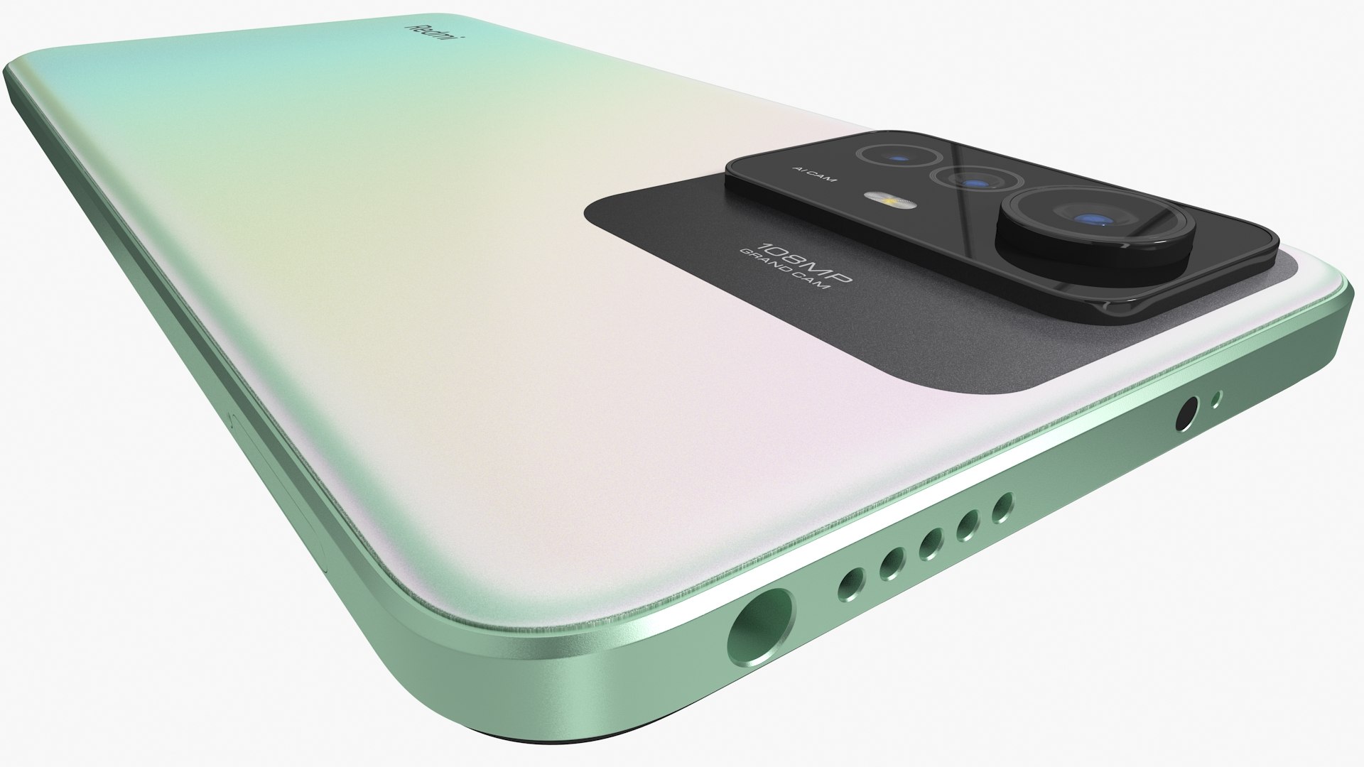 3D Xiaomi Redmi Note 12S Green Model - TurboSquid 2104725