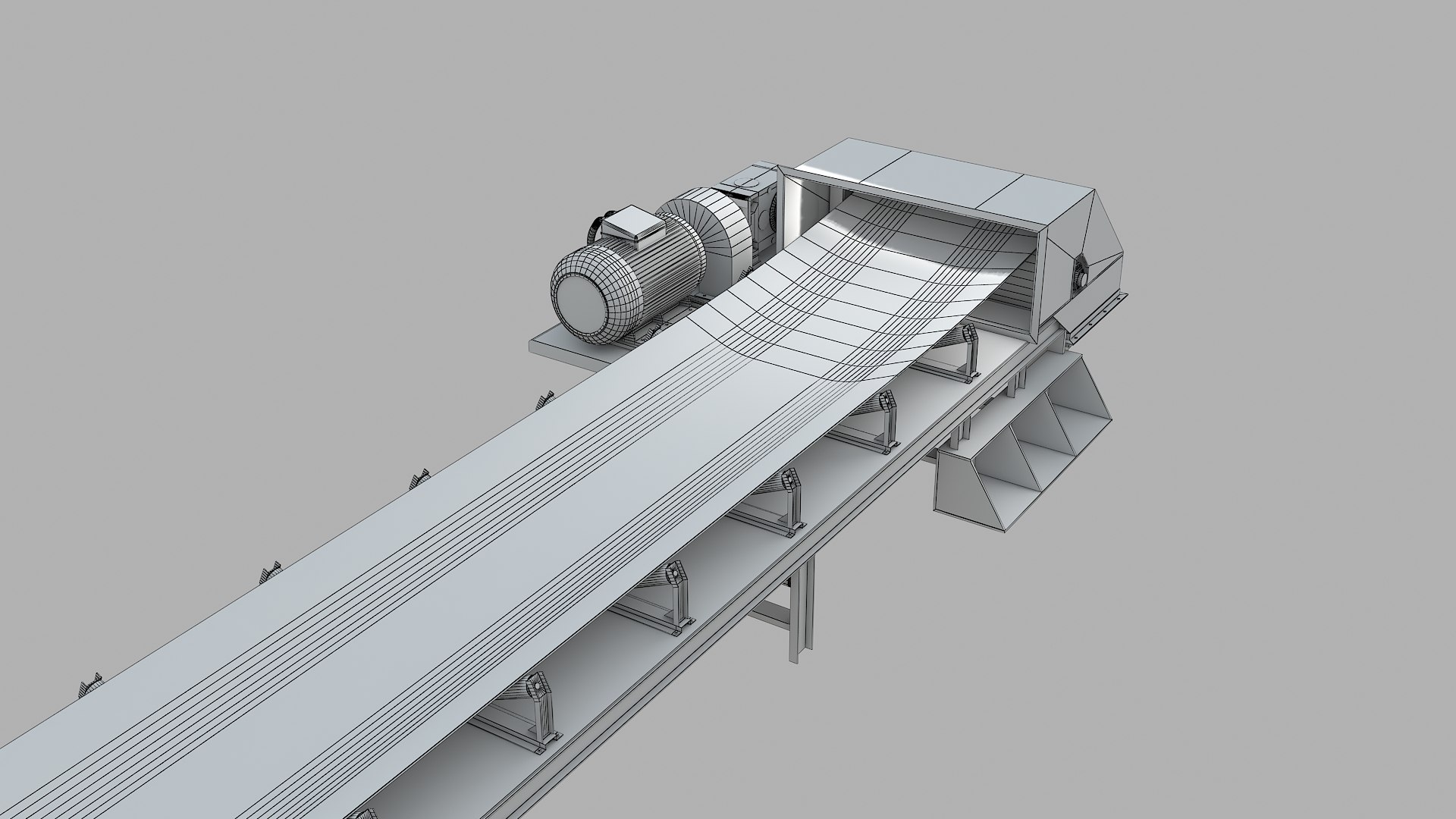 Conveyor Belt 3D Model - TurboSquid 2316057