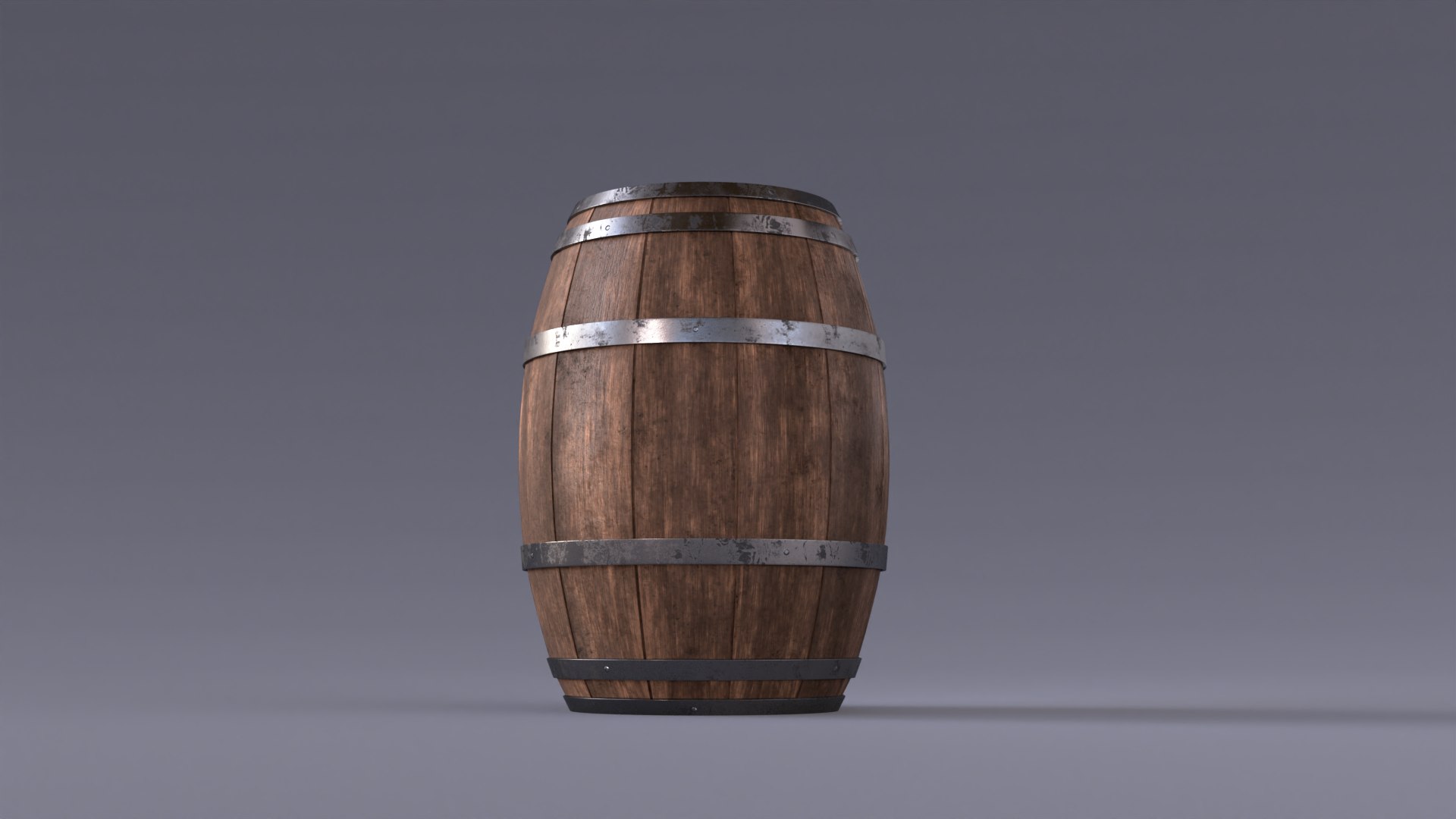 Wooden Barrel 3D model - TurboSquid 2084697