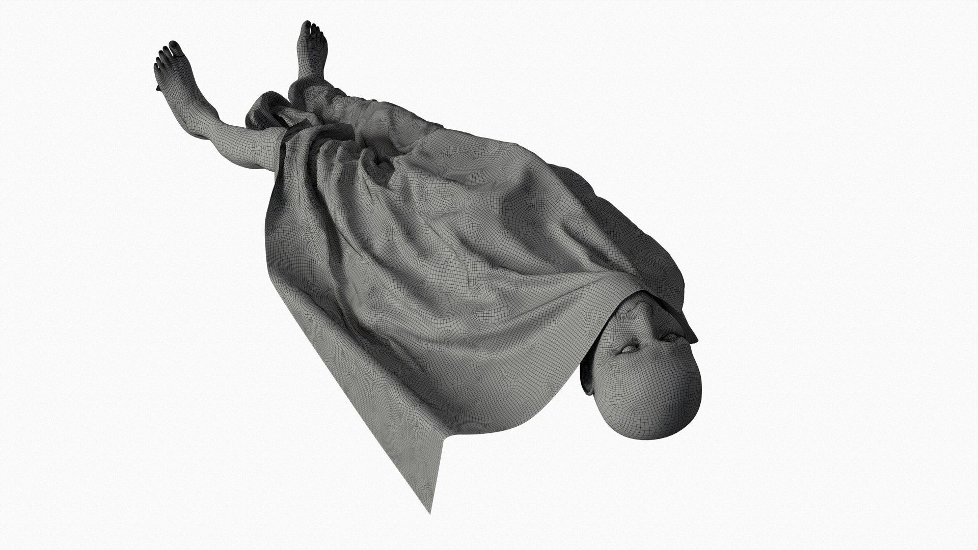 3D Model Stylized Dead Body Vol5 - TurboSquid 1872674