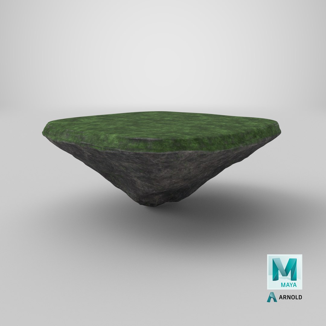 Real floating island 3D model - TurboSquid 1440212